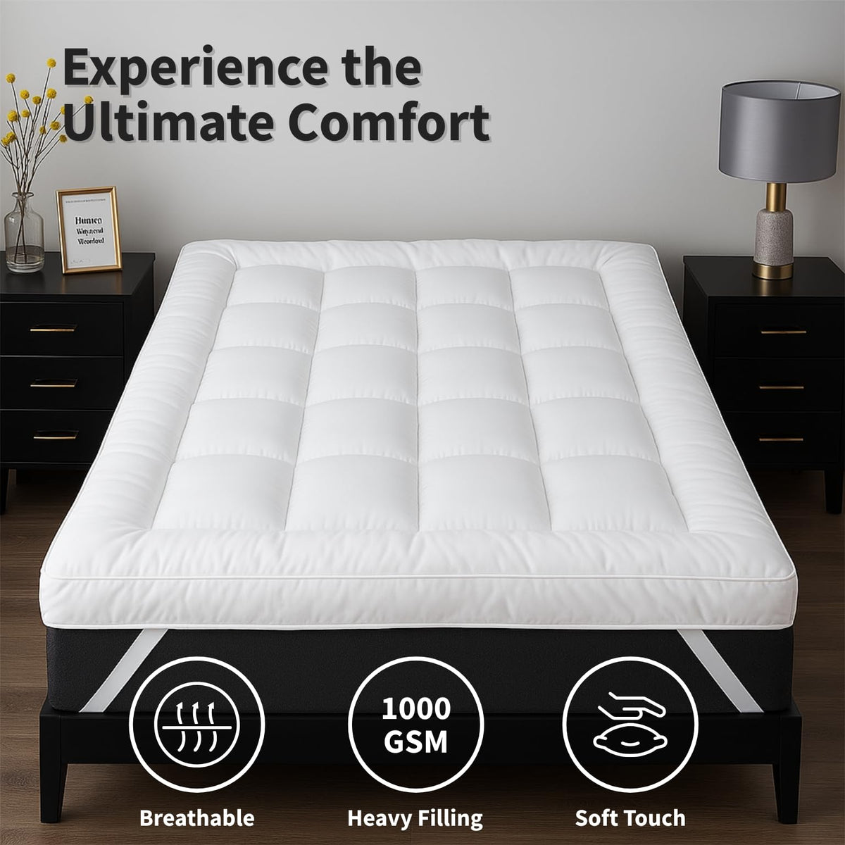 PureCloud™ Down Alternative Mattress Topper – linensland